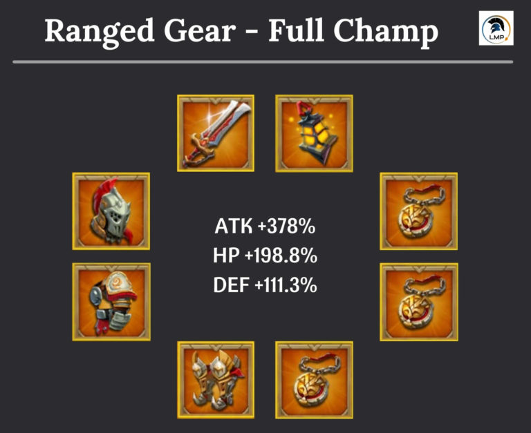Ranged Gear Lords Mobile - Lords Mobile Pro