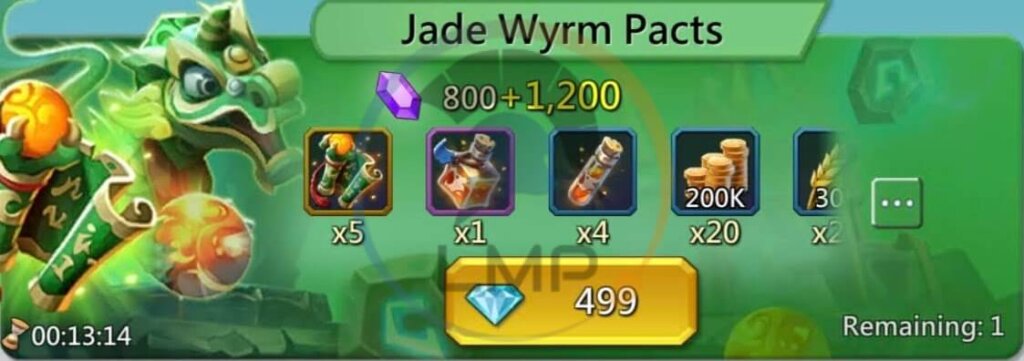 Jade Wyrm Pacts Pack Lords Mobile - Lords Mobile Pro