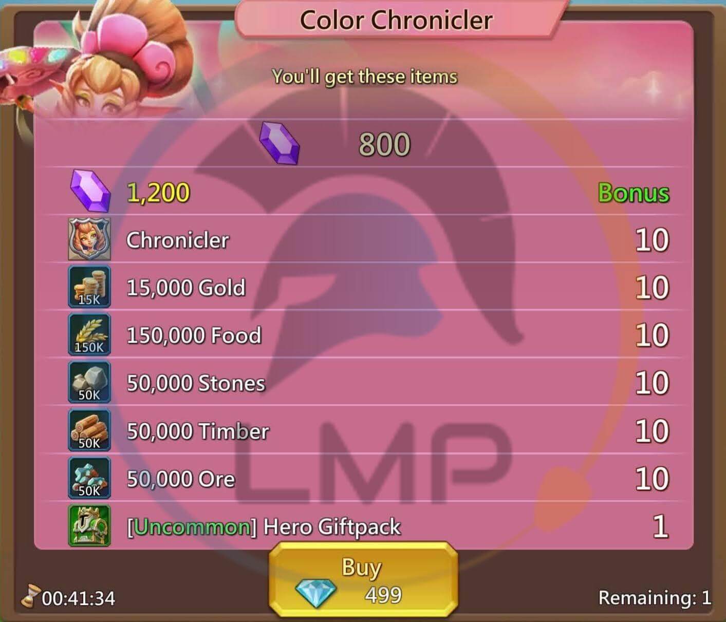 Color Chronicler Pack Lords Mobile - Lords Mobile Pro