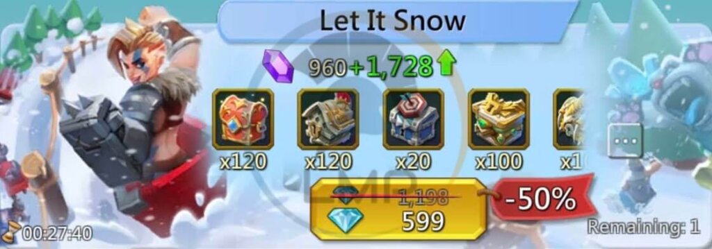 Let It Snow Pack Lords Mobile - Lords Mobile Pro